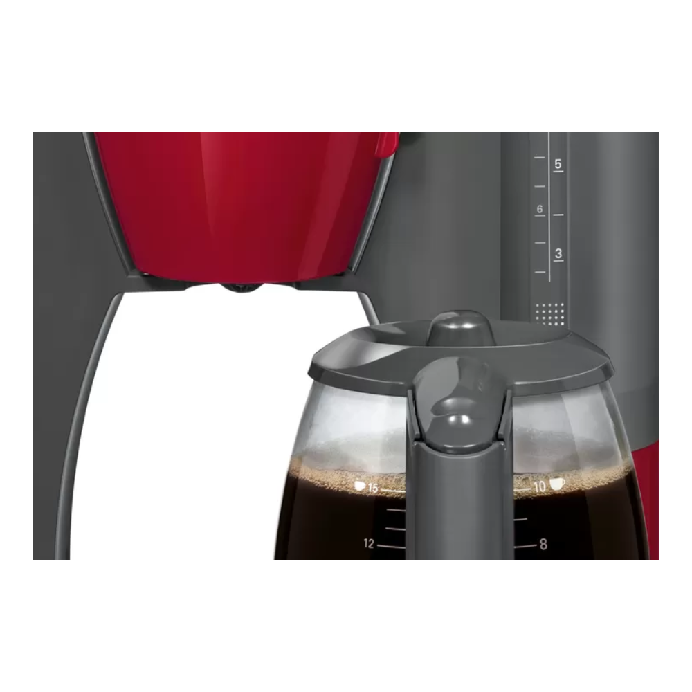 CAFETIERE BOSCH 1200W 1.2L ROUGE