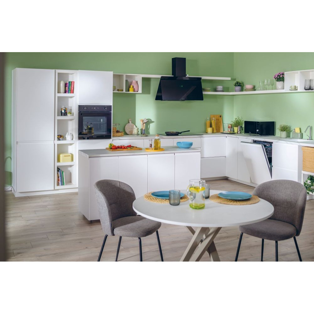 HOTTE CANDY 90CM EN VERRE NOIR