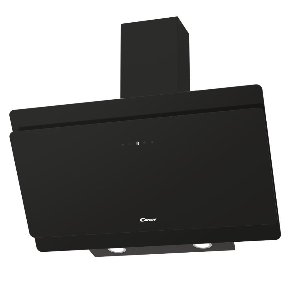 HOTTE CANDY 90CM EN VERRE NOIR