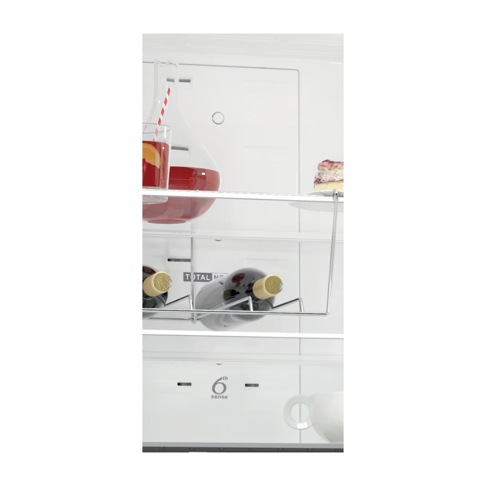 REFRIGERATEUR WHIRLPOOL COMBINE NO-FROST 444L 6°SENS INOX