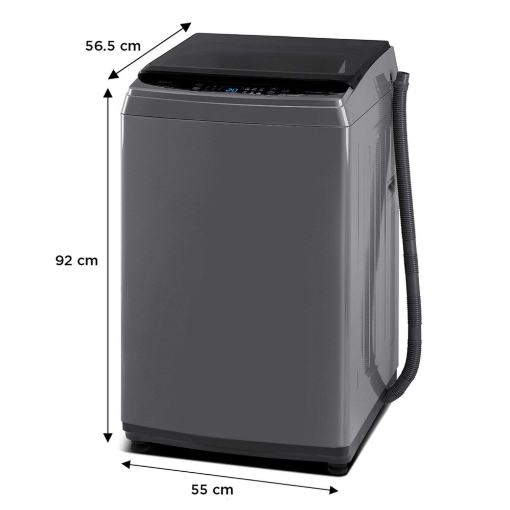 MACHINE A LAVER MIDEA TOP LOADING 8KG SILVER