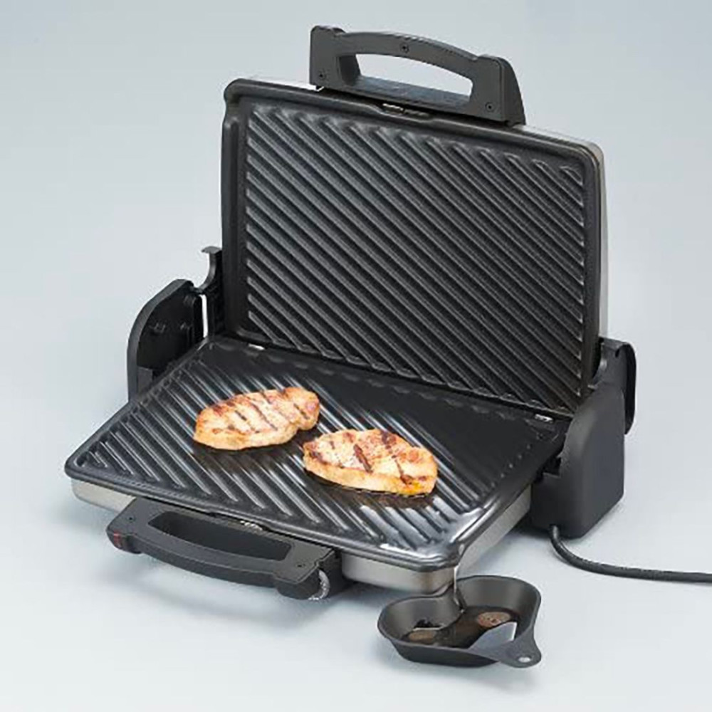 PANINI SEVERIN 1800W GRILL VIANDE GRIS
