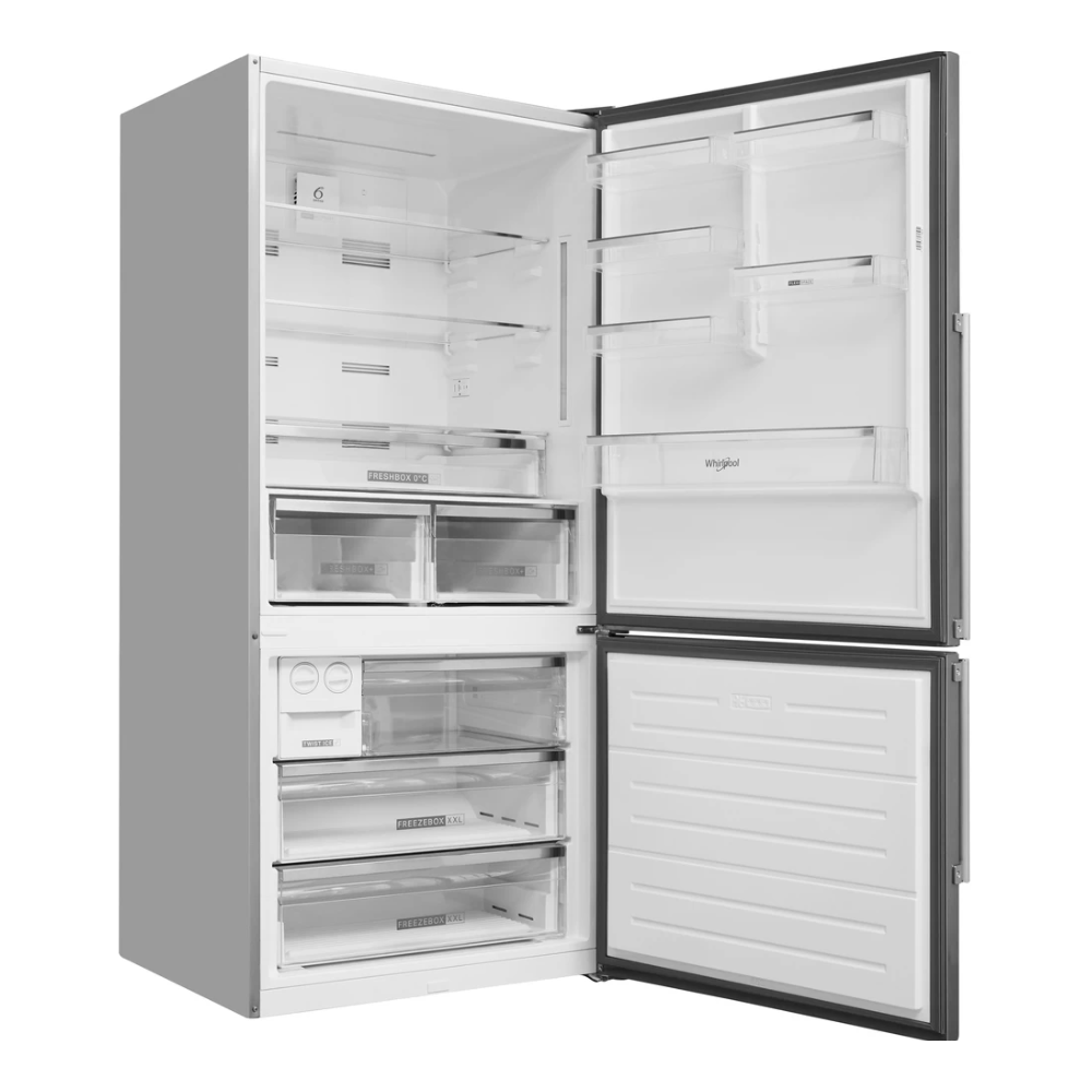 REFRIGERATEUR WHIRLPOOL COMBINE XXL 588L NET A++ INOX