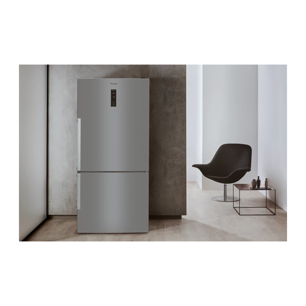 REFRIGERATEUR WHIRLPOOL COMBINE XXL 588L NET A++ INOX