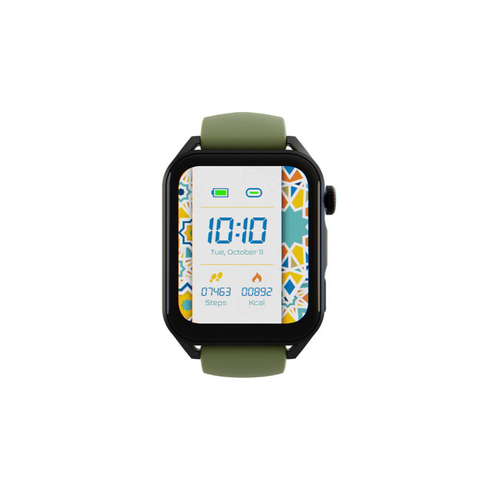 MONTRE CONNECTÉE ORYX U-LEAP PRO GREEN-BF-SLC