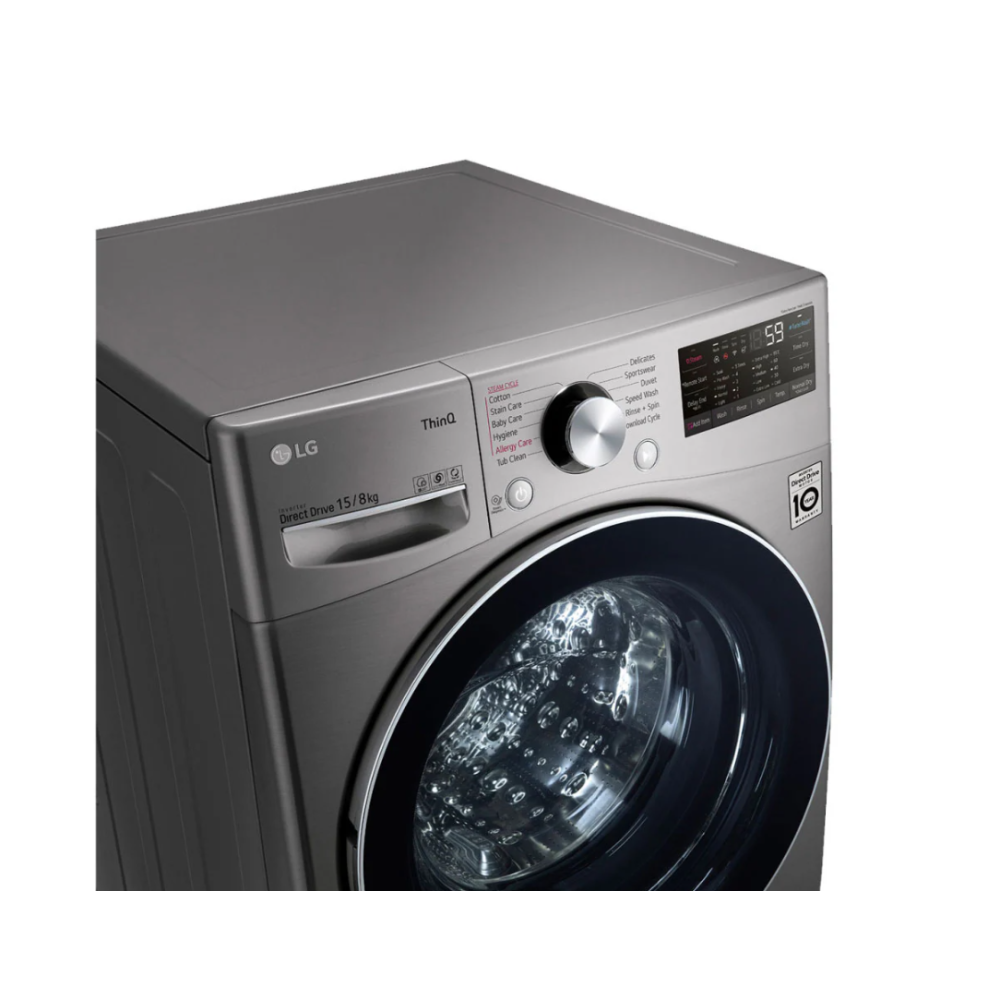 LG Lave-linge 15/8KG | 6 Motion Direct Drive™ | Moteur Direct Drive™ garantie 10 ans | TurboWash ...