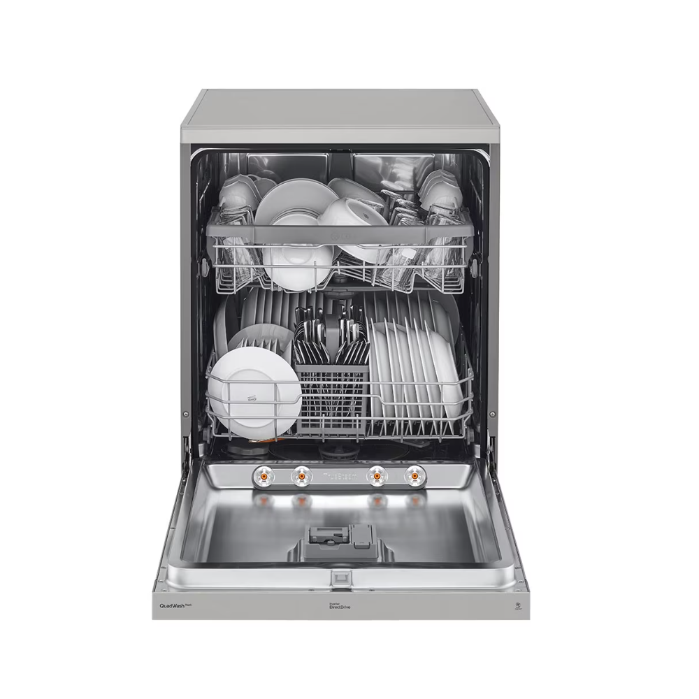 LAVE VAISSELLE LG 14 CVRT QUADWASH STEAM | EASYRACK SMARTTHINQ SILVER