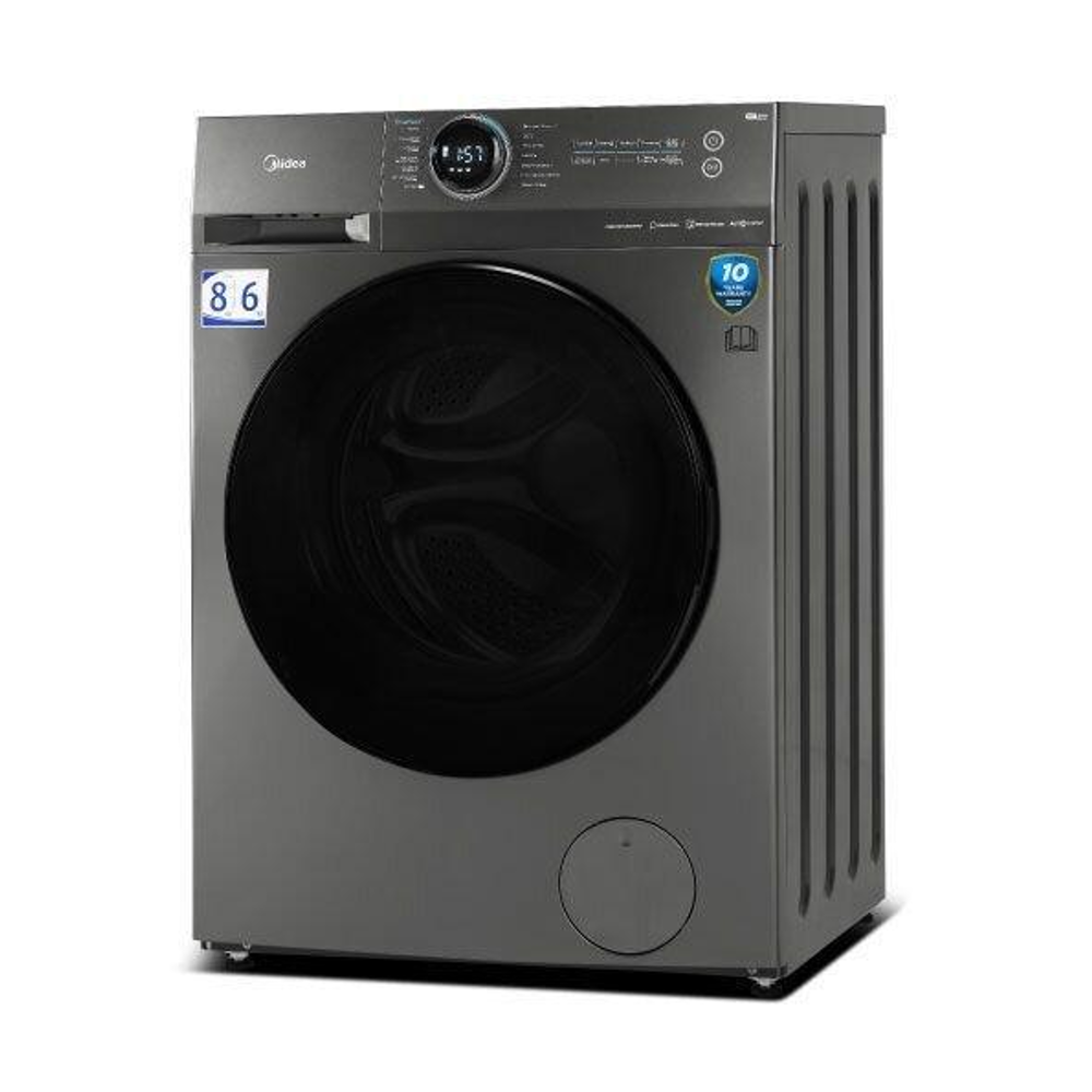 LAVANTE-SÉCHANTE MIDEA 8KG/6KG 1400T GRIS TITANE