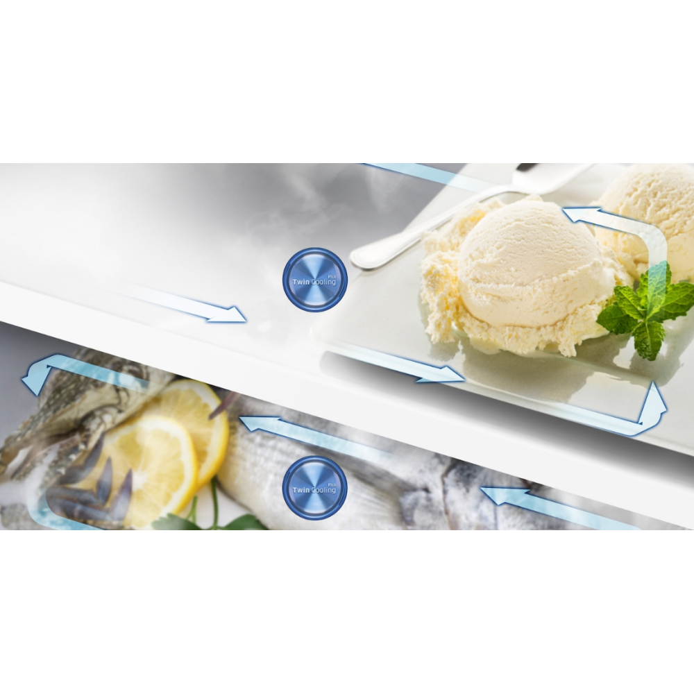 REF SAMSUNG 2 PORTES 450L (RT45) GRIS